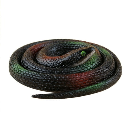 Plastic Snake Toy 10pcs Simulated Snake Toys Soft Plastic Snake Model ...