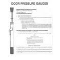 Door Pressure Gauge, 0-35 Lbs, ADA Compliant, for Interior and Exterior ...