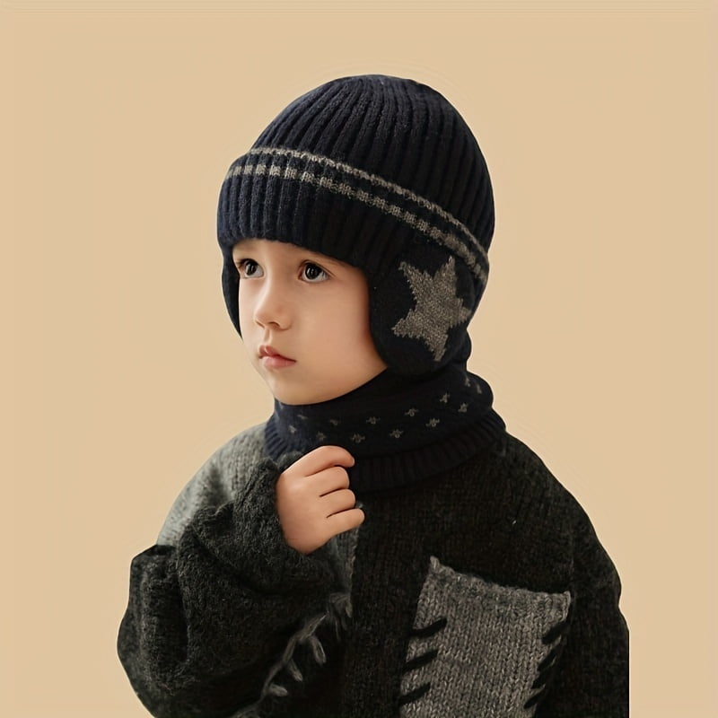Click here for Mesase 2pcs Kids‘ Winter Set Cozy Knit Beanie & Sc... prices