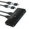 USB3.0 Switching Double Computer Sharing Hubs High Speed 5Gbps Data ...