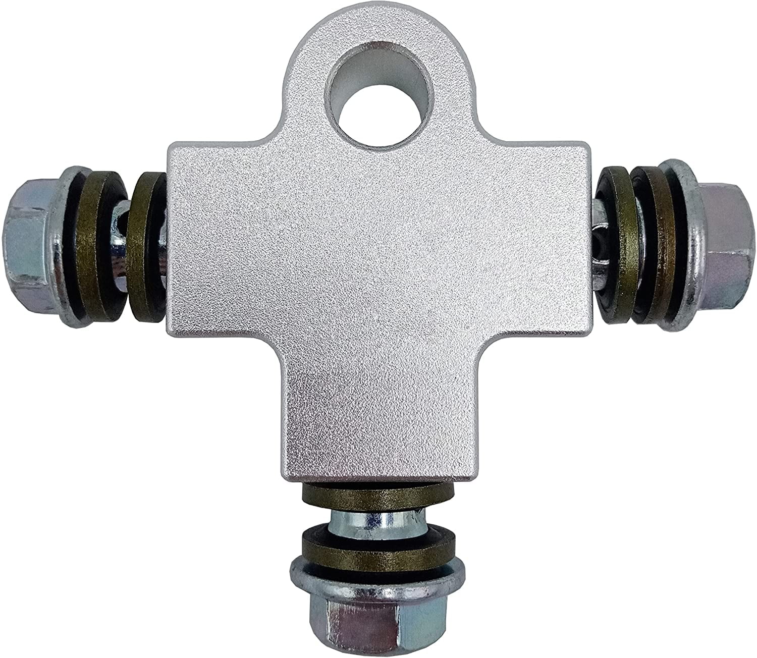 kweiny Motorcycle Hydraulic Brake Line Tee Hose Connector 3 Way Adapter ...