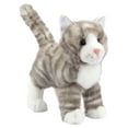 Douglas Lifelike Grey Tabby Cat Plush Stuffed Animal - Realistic Kids ...