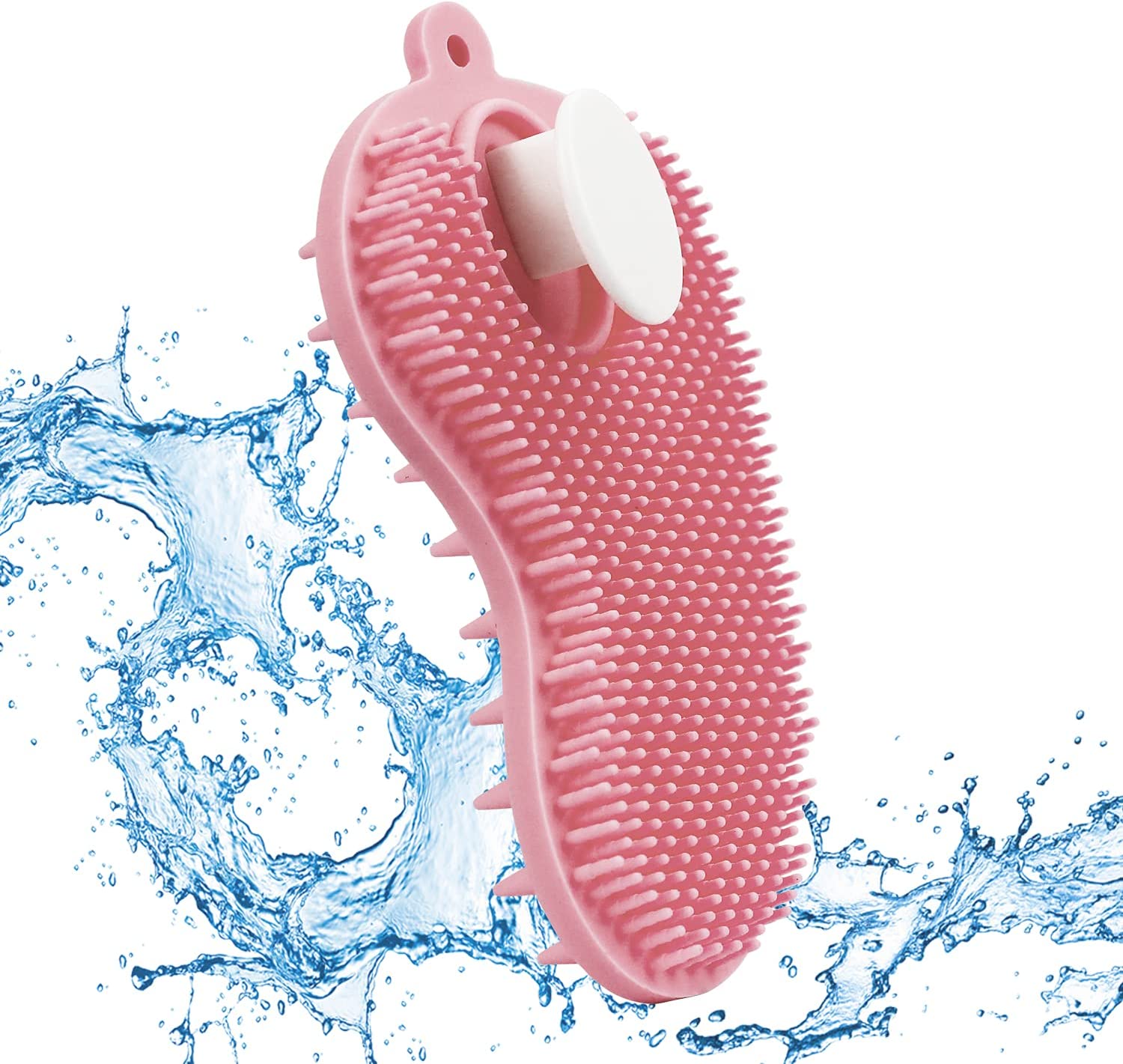 Face Scrubber,Silicone Body Scrubber loofah,Scalp Scrubber,Lathers Well ...