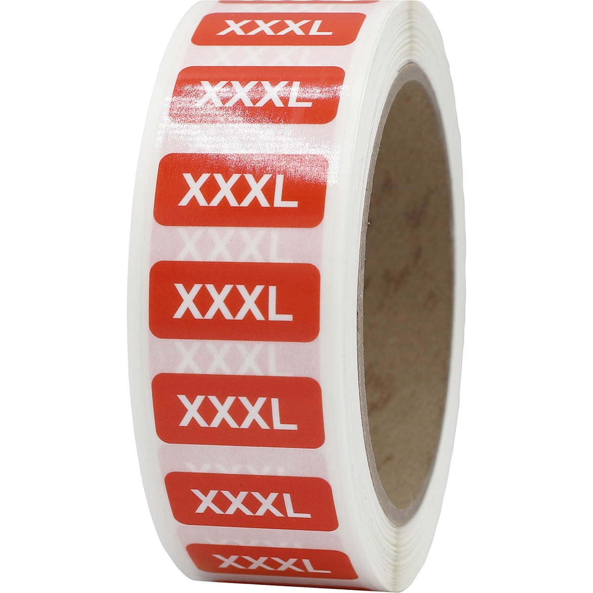Standard XXXL Clothing Size Strip Labels for Retail Shirts | 1.25 x 8 ...