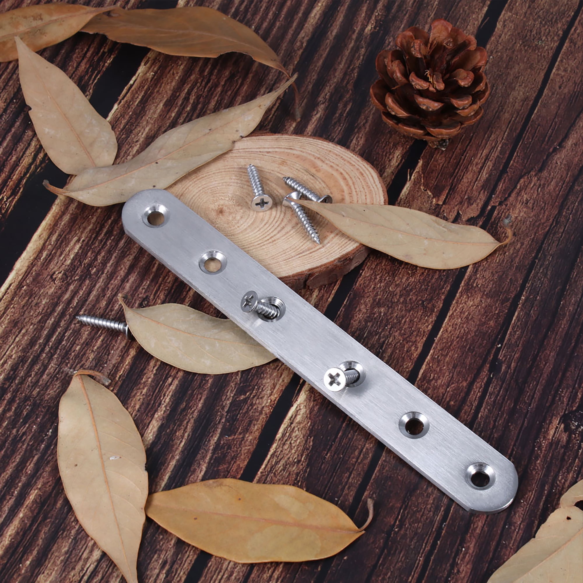 155mm Straight Bracket Stainless Steel Braces Brackets Corner Support ...