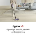 Dyson Restored V8 Cordless Vacuum Silver with Carpet and Hard Floor ...