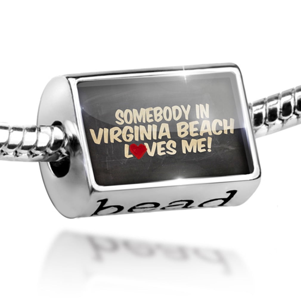 Virginia Tech Pandora Bead