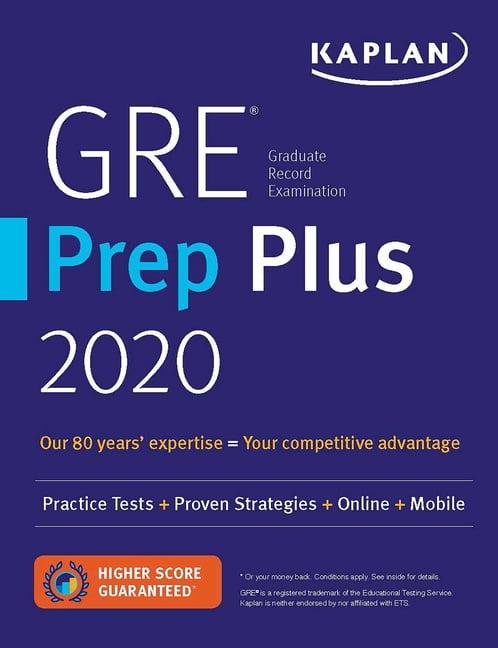 Kaplan Test Prep: GRE Prep Plus 2020 : 6 Practice Tests + Proven ...