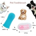 RONY Dog Cat Toothbrush Kit - Silicone Brush for Effective Teeth ...