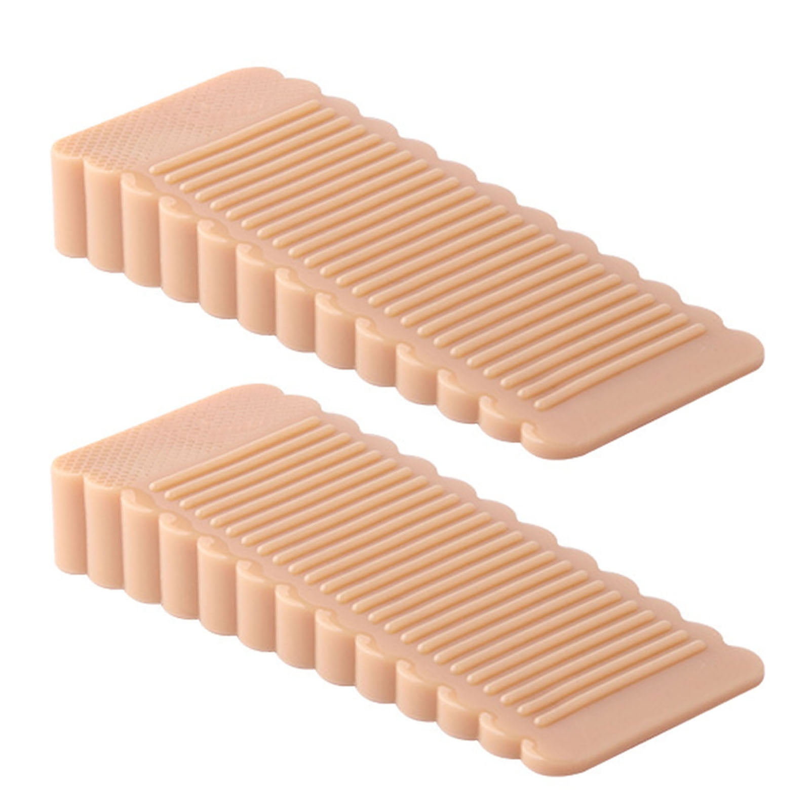 INC 2Pcs Safety Rubber Door Stop Stoppers Block Wedge Doorstops Door ...