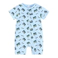 Beilxfa Newborn Baby Boy Cotton Rompers,0-36 Months Short Sleeve ...