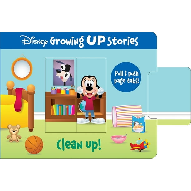 Disney Growing Up Stories: Clean Up! (Board book) - Walmart.com