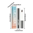 Njspdjh Peel Off Lip Liner Matte Nude Lip Tattoo Liner Outlining Lip Shape Long Lasting Lip