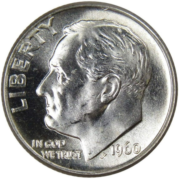 1960 D Roosevelt Dime BU Uncirculated Mint State 90% Silver 10c US Coin ...