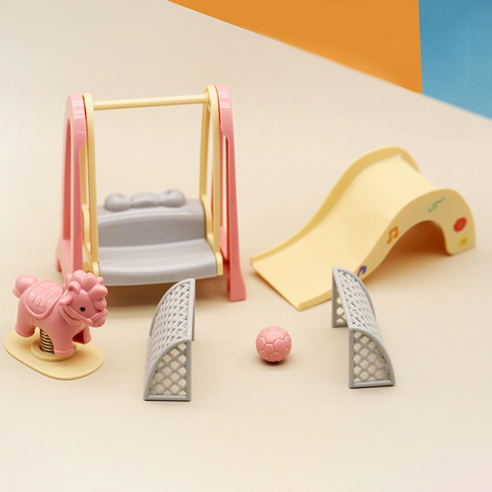 Wirlsweal 1 Set Dollhouse Swing Toy High Reduction Anti-break Non ...