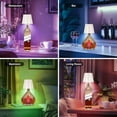 4 PACK Wireless Bottle Lamp With RGB Color Lights, Touch Dimmable Lamp ...
