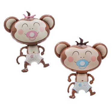 Baby BOY GIRL Shape Gender Reveal Diaper Welcome 24" Shower Mylar ...