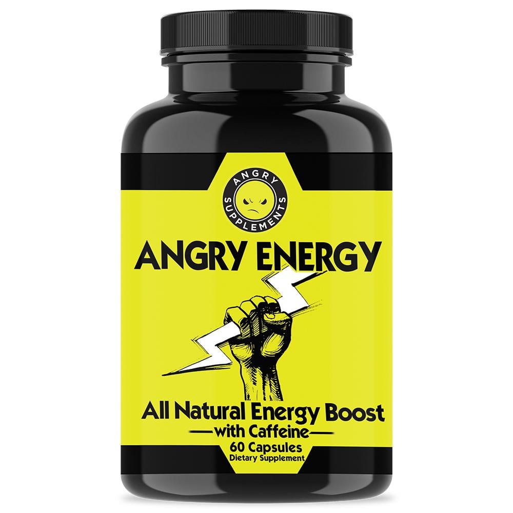Angry Energy All-Natural Energy Booster with Caffeine - Walmart.com
