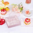 100Pcs Pink Dessert Plates with Forks Set, 50 Appetizer Plates, 50 ...
