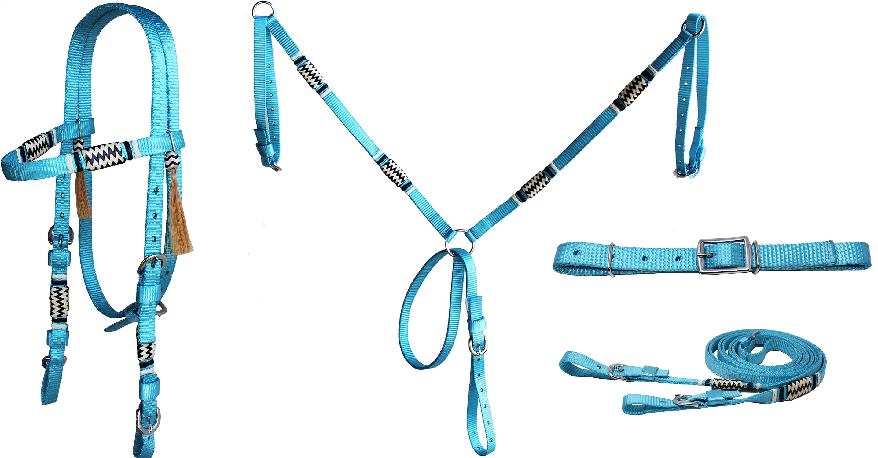 Pet Supplies Riding & Farm Animals Hot Pink Cotton Candy and Turquoise ...