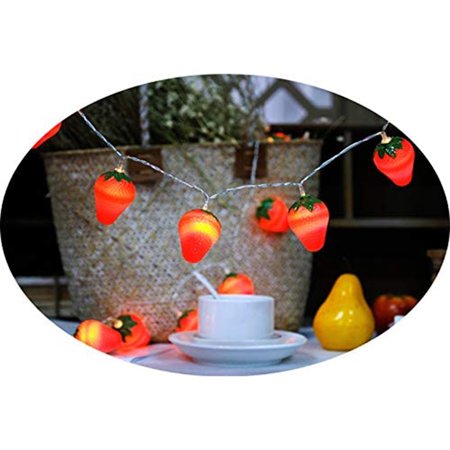 3 Meters 20LED Strawberry String Lights Battery Powered Indoor Outdoor ...