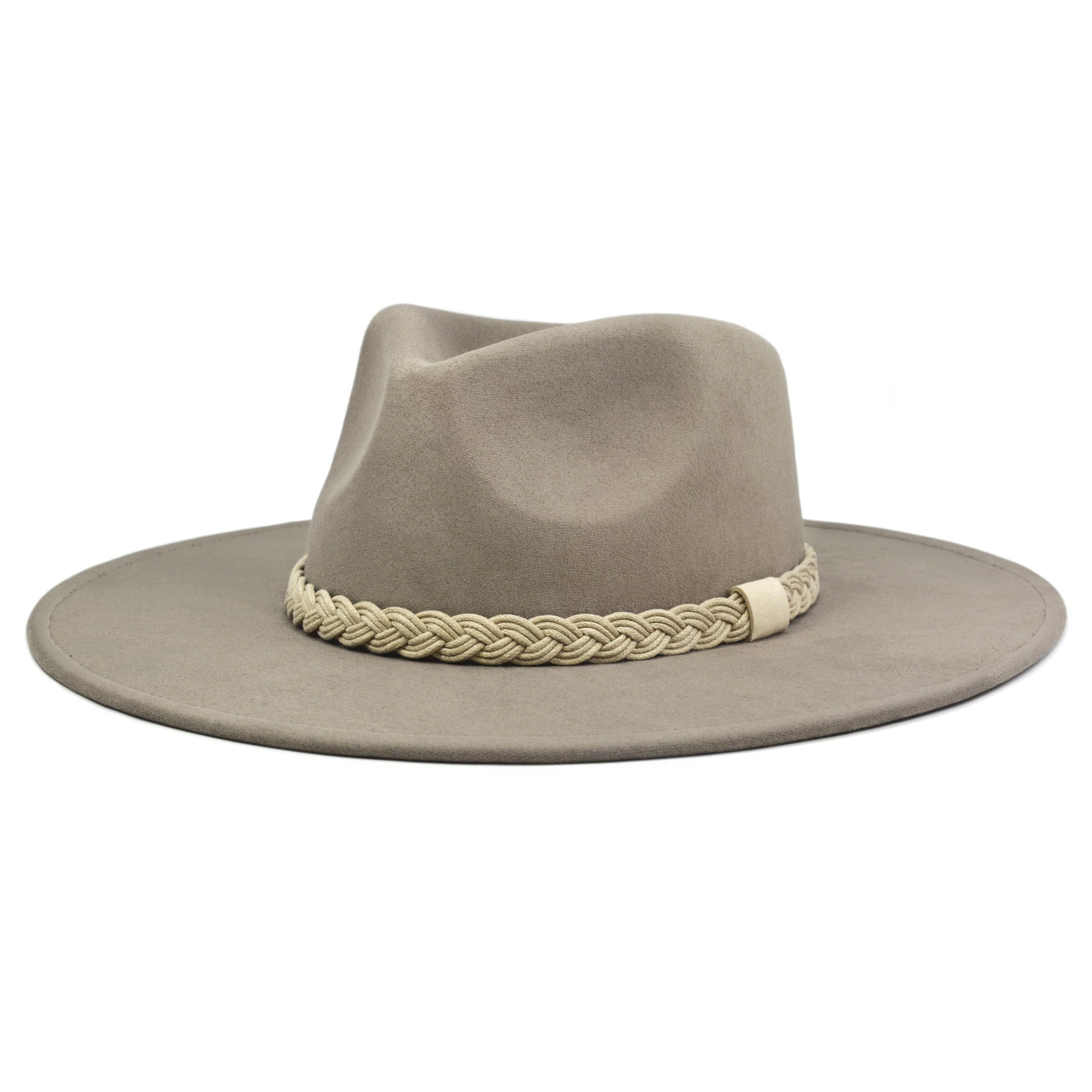 Sombrero FLUFFY SENSE de fieltro de ala ancha, estilo ranchero, color ...