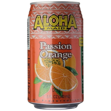 Hawaiian Sun Flavored Juice, Passion Orange, 11.5 Oz., 6 count ...