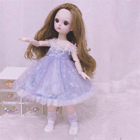 TUEUIO1,Bjd Fat Body Doll 6 Minutes 30cm 16 Movable Joints College ...