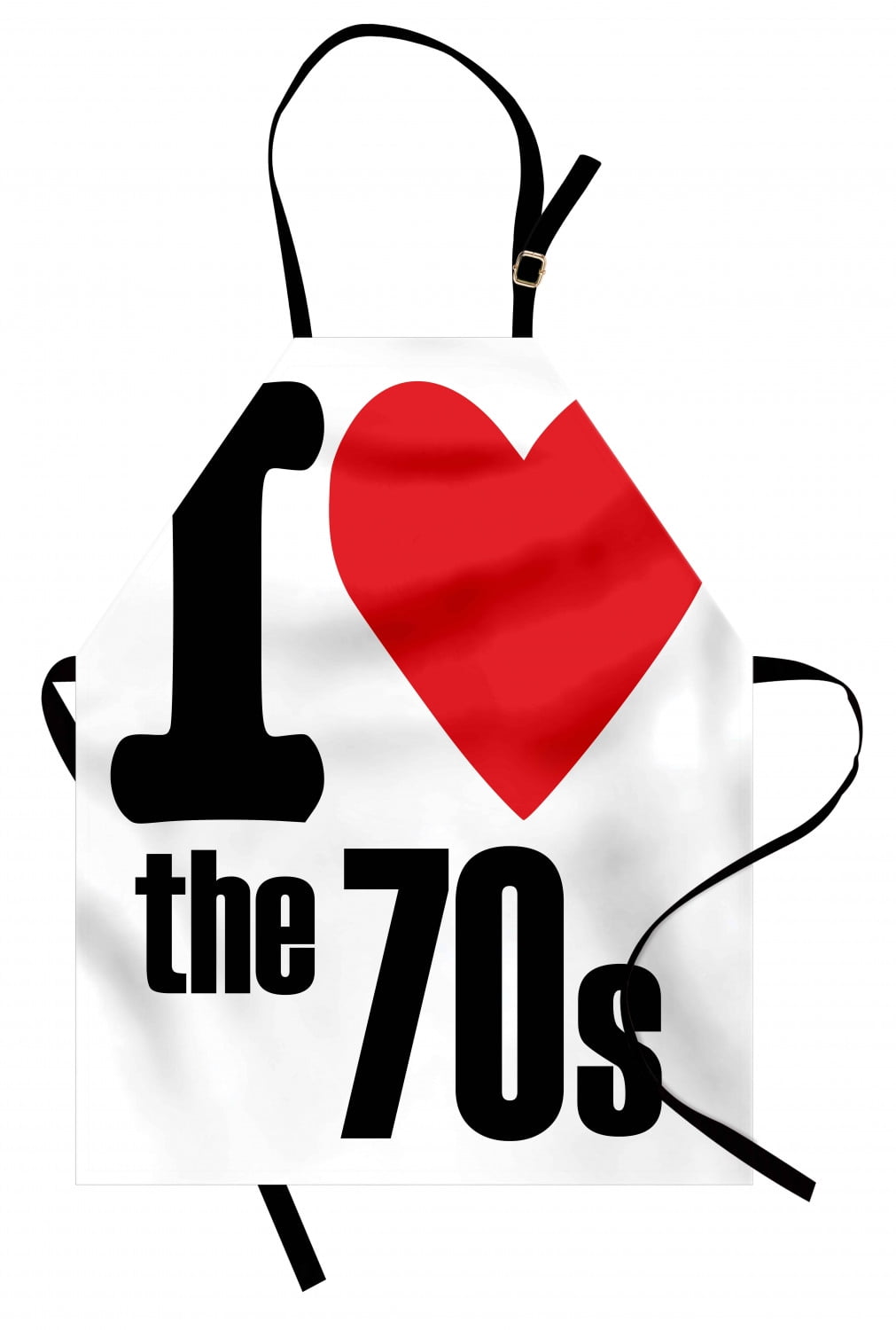 70s Party Apron I Love The 70s Pictogram Party Card Inspired Retro ...