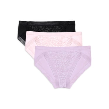 Olga Womens Secret Hug Scoop Full Brief 3-Pack Style-873J3 - Walmart.com