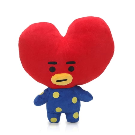 Kpop BTS BT21 Bangtan Boys Plush Cushion Stuffed Toy Dolls TATA COOKY ...