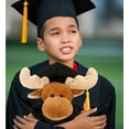 DolliBu Moose Graduation Plush Toy - Soft Huggable Graduation Stuffed ...
