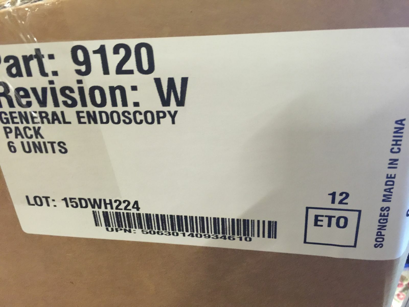 PACK, ENDOSCOPY, GENERAL, 6 PK/CS - Cardinal Health Part #9120 ...