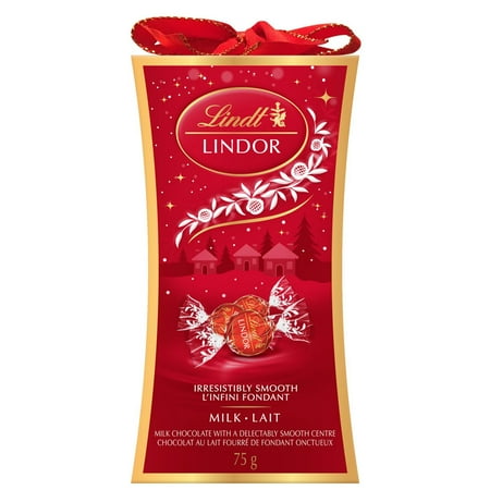 Lindt LINDOR Milk Chocolate Truffle Pillar Box, 75 Grams - Walmart.ca