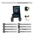 M5 Electric Bike Color LCD Display Meter 36V 48V/15A 6 Tube Sine Wave ...