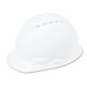 3M Hard Hat H-701V, Vented White 4-Point Ratchet Suspension, - Walmart.com