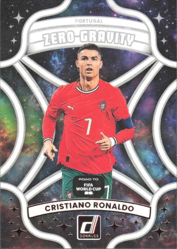 2025-26 PANINI DONRUSS ROAD TO WORLD CUP ZERO GRAVITY #20 CRISTIANO ...