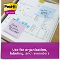 Post-it Recycled Super Sticky Notes, 3 in x 3 in, Wanderlust Pastels ...