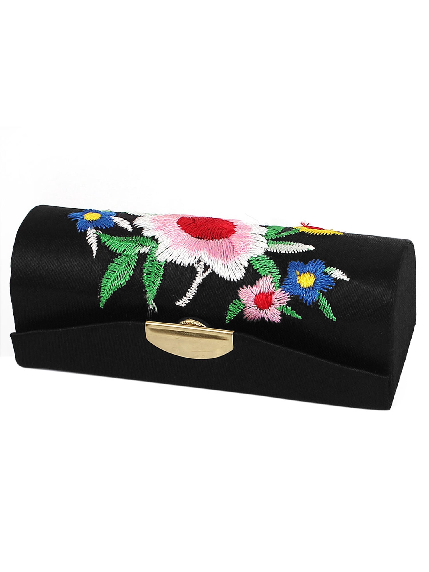 Lady Floral Embroidery Black Lipstick Lip Chap Stick Case Box Makeup ...