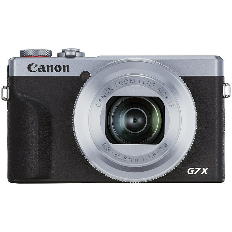 Canon PowerShot G7 X Mark III Digital Camera (Silver) + Canon PowerShot G7 X Mark III Digital Camera (Silver) +