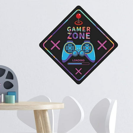 Game Zone Loading Wall Decals, Video Game Wall Stickers, Gaming ...