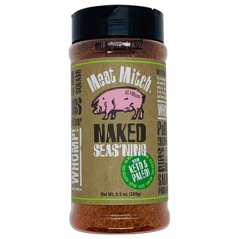Meat Mitch Naked Seasoning BBQ Rub 9.5 oz - Walmart.com