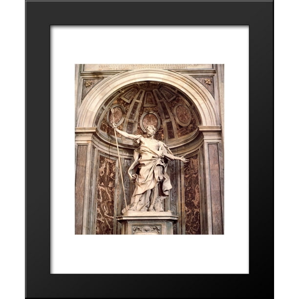 St. Longinus 20x24 Framed Art Print by Gian Lorenzo Bernini - Walmart.com