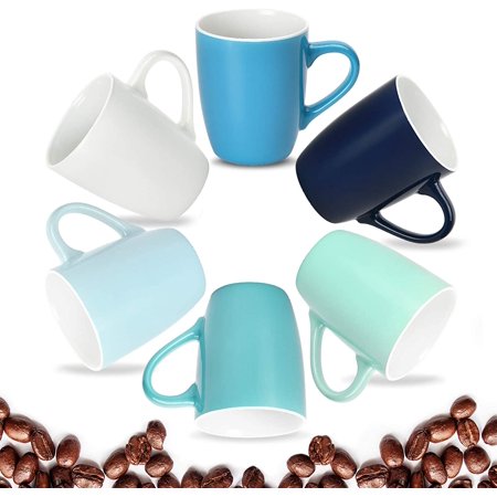 Coffee Mugs Set of 6, 16 Ounce Ceramic Coffee Mugs Set of 6, Restaurant ...