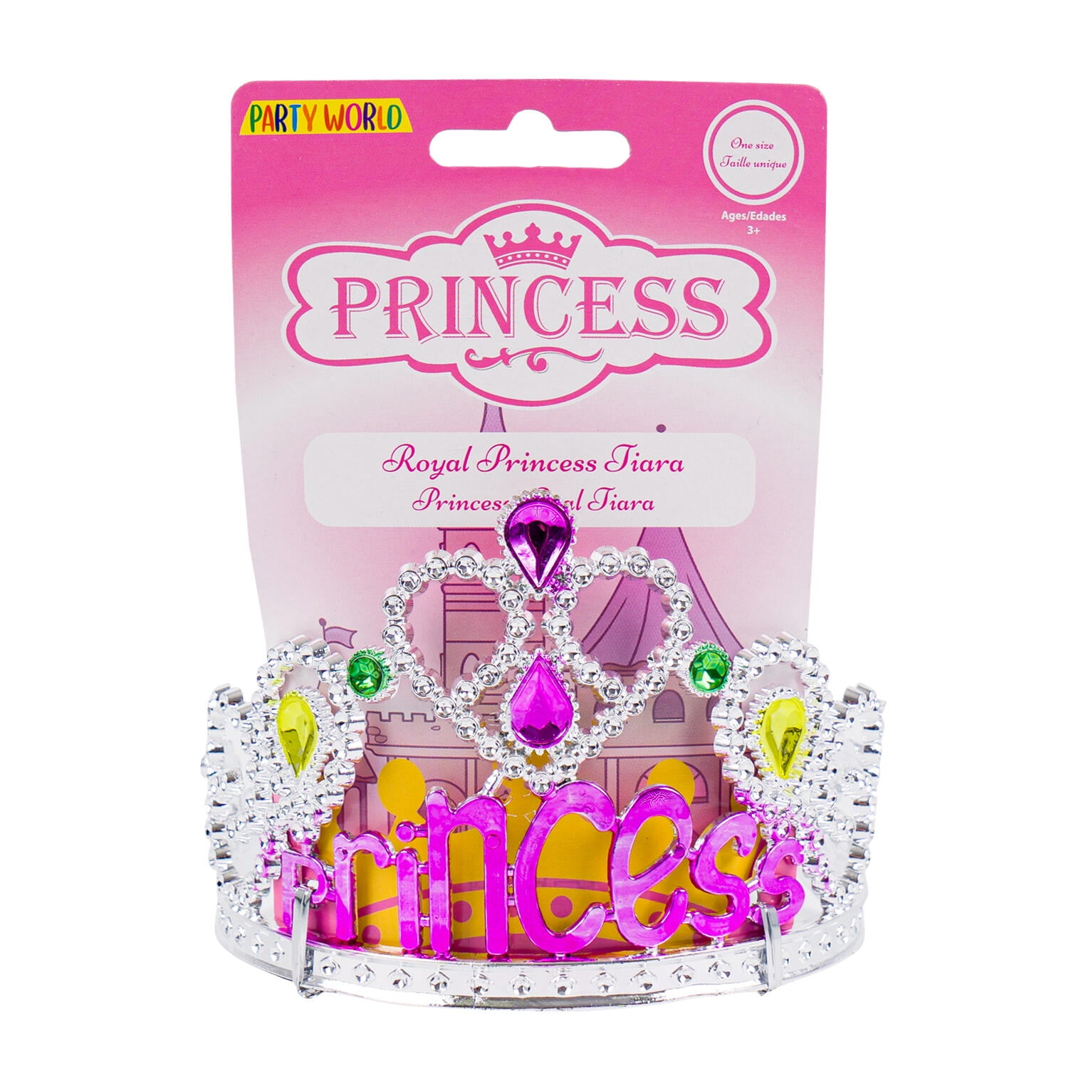 Happy Birthday Princess Crown- Hot Pink - Walmart.com