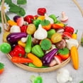 70 PCS Fake MINI Vegetables Artificial Garlic, Corn, Pepper, Pumpkin ...