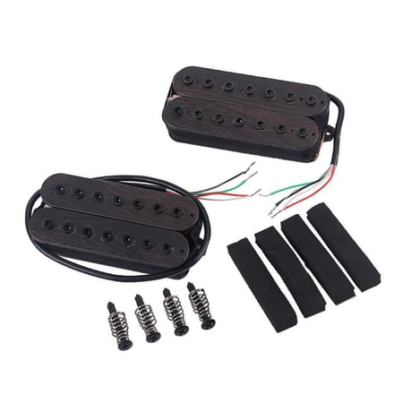 7 String Guitar Pickup Humbucker Pickups Neck and Bridge Set Rosewood ...