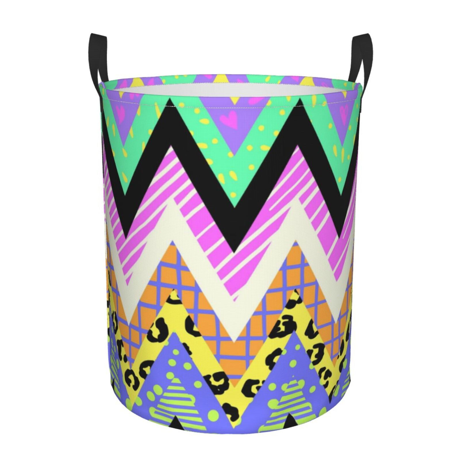 LNWH Laundry Basket, Fashion Print Funky Pattern Foldable Laundry ...