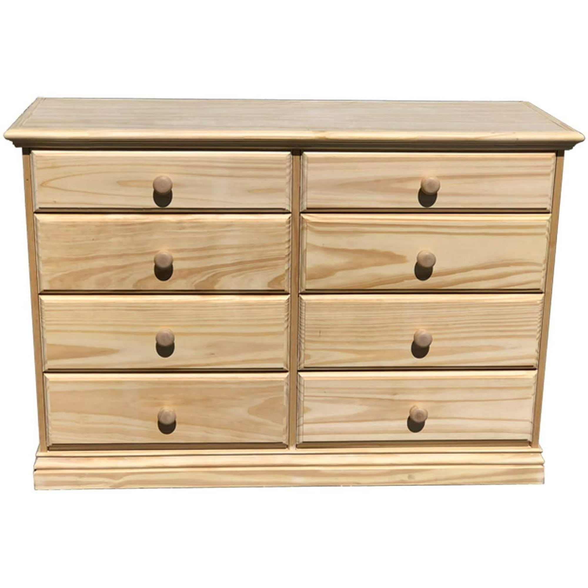 Unfinished Pine Dresser Extra Large Oak Chest Of Drawers Ashton