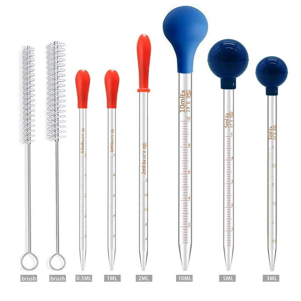 Pipetas cuentagotas graduadas Qesdaoxu, 0,5 ml, 1 ml, 2 ml, 3 ml, 5 ml, 10 ml | Bodega Aurrera ...